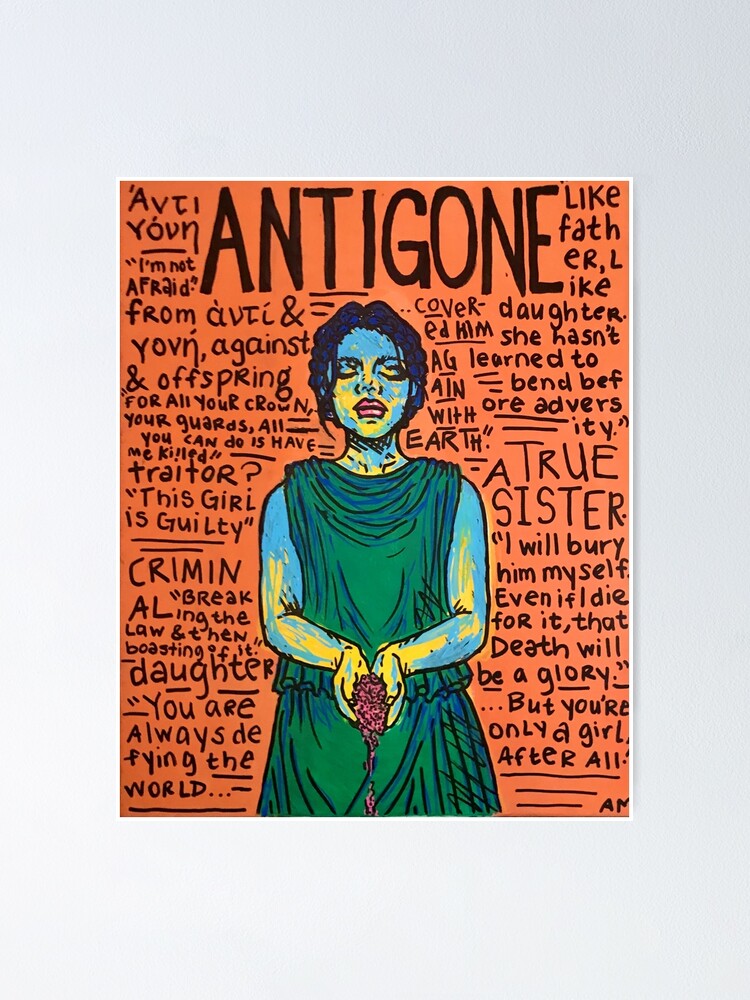"Antigone" Poster for Sale by alisayshello | Redbubble