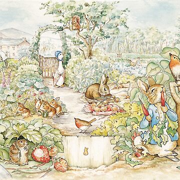 "Peter Rabbit and Friends - Beatrix Potter" Poster for Sale by SALON ...