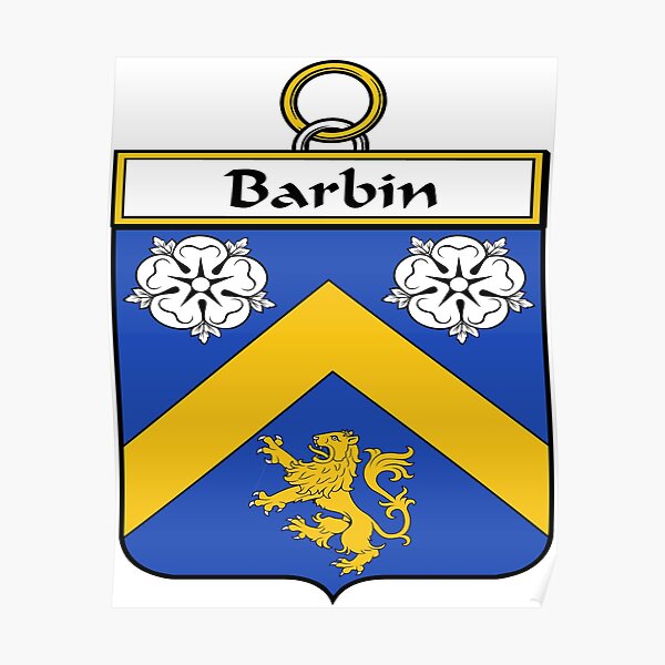 "Barbin " Poster for Sale by HaroldHeraldry | Redbubble