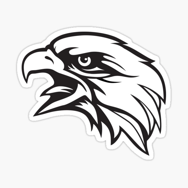 "eagle logo" Sticker by waseemkiwan | Redbubble