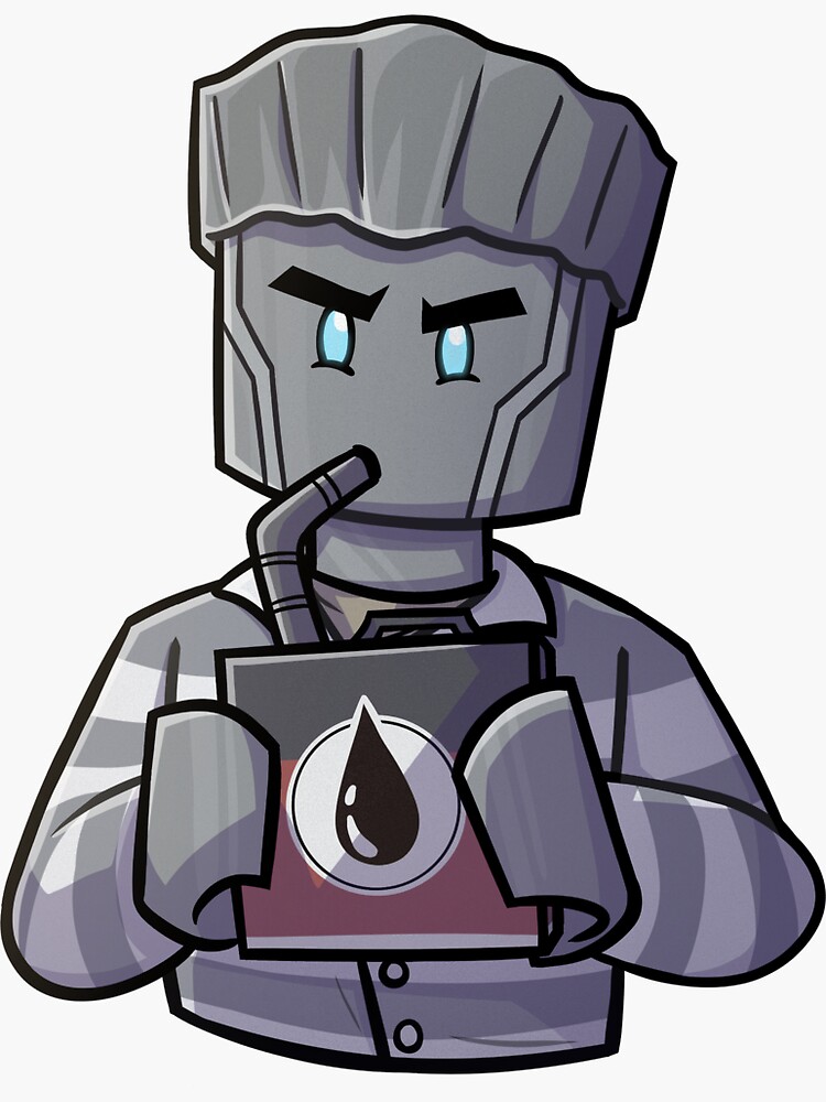 "Motor Oil Drinker Zane" Sticker for Sale by candydragonx- | Redbubble