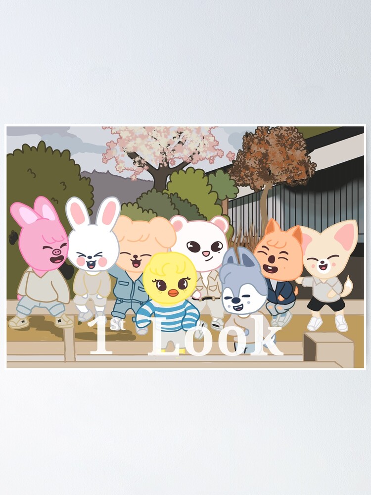 Póster «STRAY KIDS (SKZOO) - PRIMERA MIRADA Fanart» de LilMissRandom17 ...