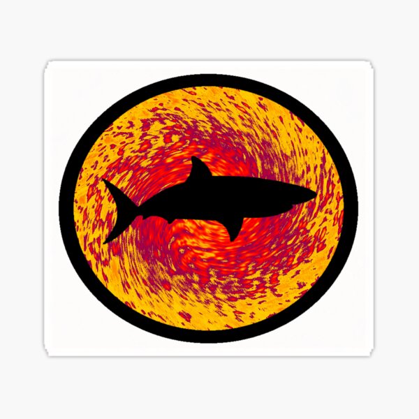 "The Great White" Sticker for Sale by NINUNO | Redbubble