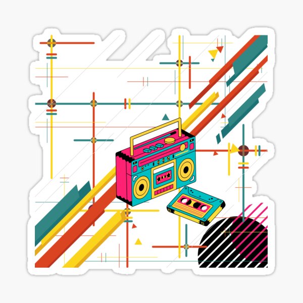 "RETRO" Sticker by Art-Galleria | Redbubble