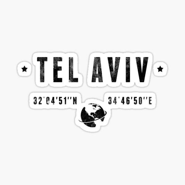 "Tel Aviv" Sticker for Sale by capricedefille | Redbubble