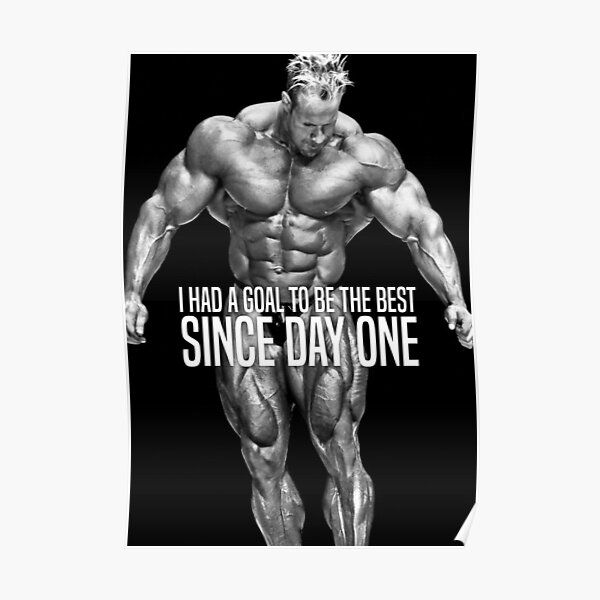 "JAY CUTLER - BODYBUILDING MOTIVATIONAL QUOTE" Poster for Sale by PIKKS ...