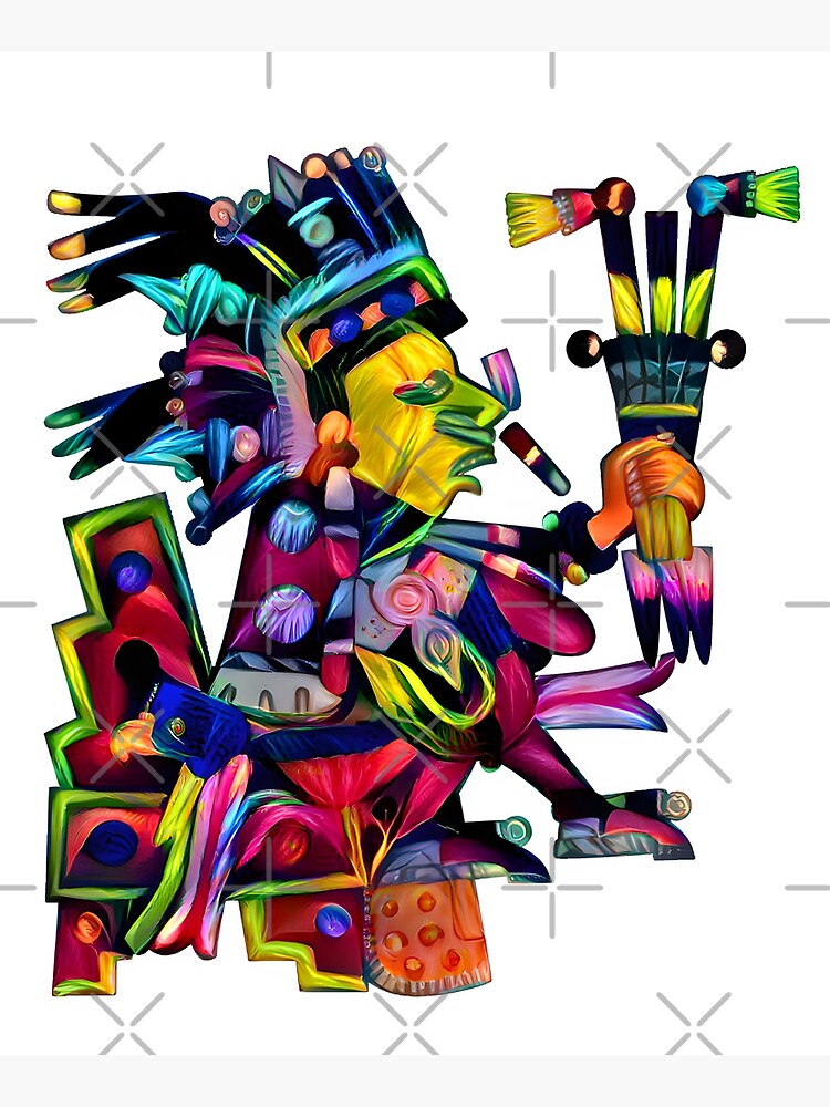 "Aztec King" Poster for Sale by TooplesArt | Redbubble
