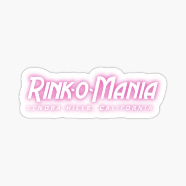 "Rink-o-mania" Sticker for Sale by chickensoupshop | Redbubble