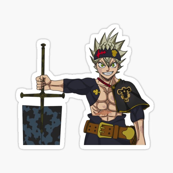 "black clover asta" Sticker by Piece-One | Redbubble