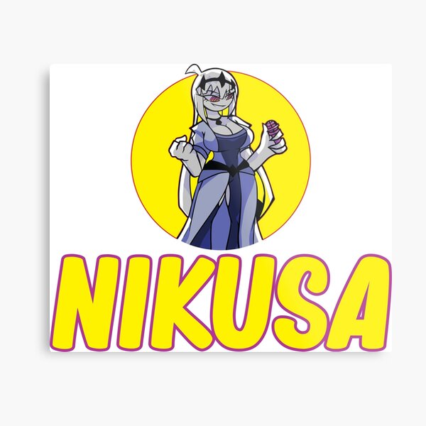 Nikusa Fnf Nikusa Fanart Metal Print For Sale By Spamton Funny Redbubble