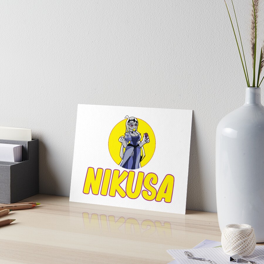 "nikusa fnf Nikusa fanart" Art Board Print by spamton-funny | Redbubble