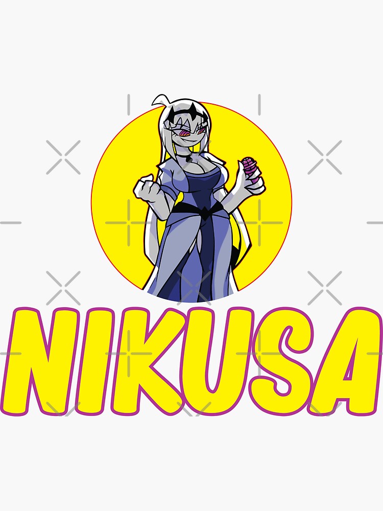 "nikusa fnf Nikusa fanart" Sticker for Sale by spamton-funny | Redbubble