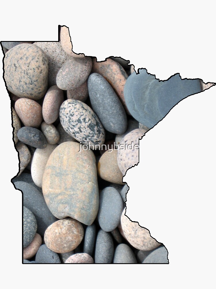 "MN Rocks" Sticker by johnnybside | Redbubble