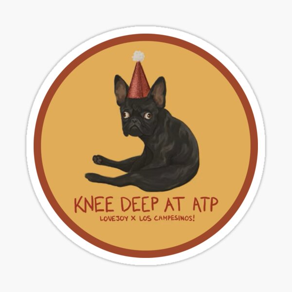 "Lovejoy knee deep at atp" Sticker for Sale by Breezu | Redbubble