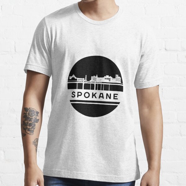 "Spokane Sticker" T-shirt for Sale by SkySlate | Redbubble | spokane t ...
