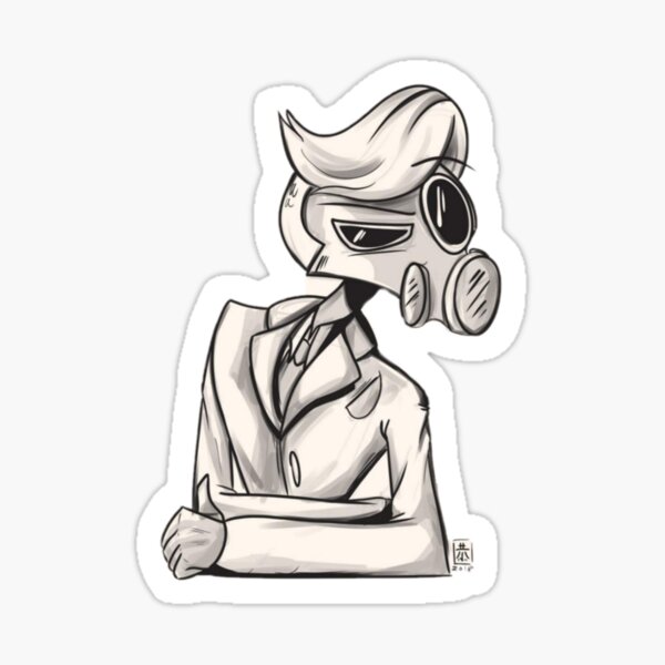 "Tom Trench Hotel Hazbin" Sticker for Sale by Alexander44444 | Redbubble