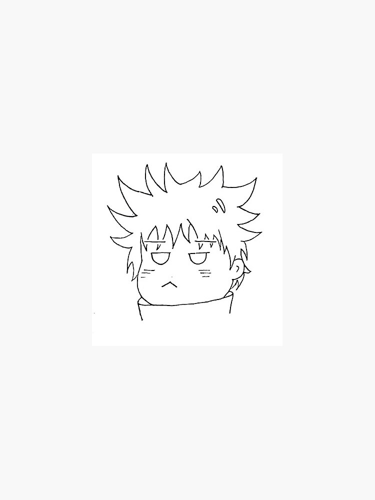 "Cute Pouting Megumi Chibi from Jujutsu Kaisen" Sticker for Sale by ...
