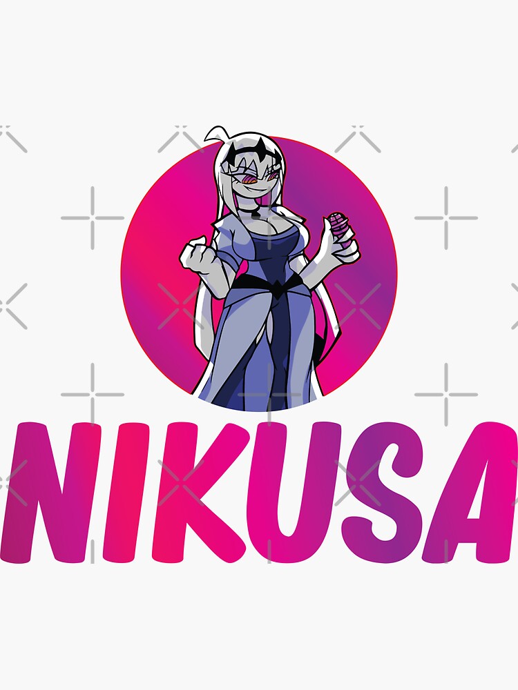 Pegatina «nikusa fnf nikusa fanart» de spamton-funny | Redbubble