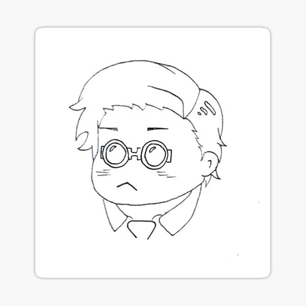 "Cute Nanami Chibi from Jujutsu Kaisen" Sticker for Sale by ...