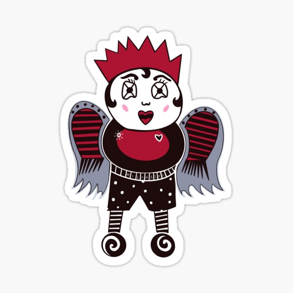 "Sone Angel" Sticker for Sale by MiLunaSolArt | Redbubble