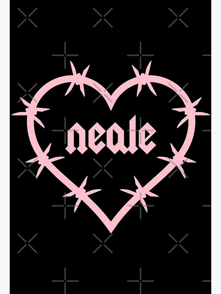 "Eleanor Neale Merch Heart Logo" Poster for Sale by RommaniShop | Redbubble