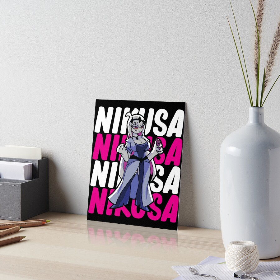 "nikusa fnf Nikusa fanart" Art Board Print by spamton-funny | Redbubble