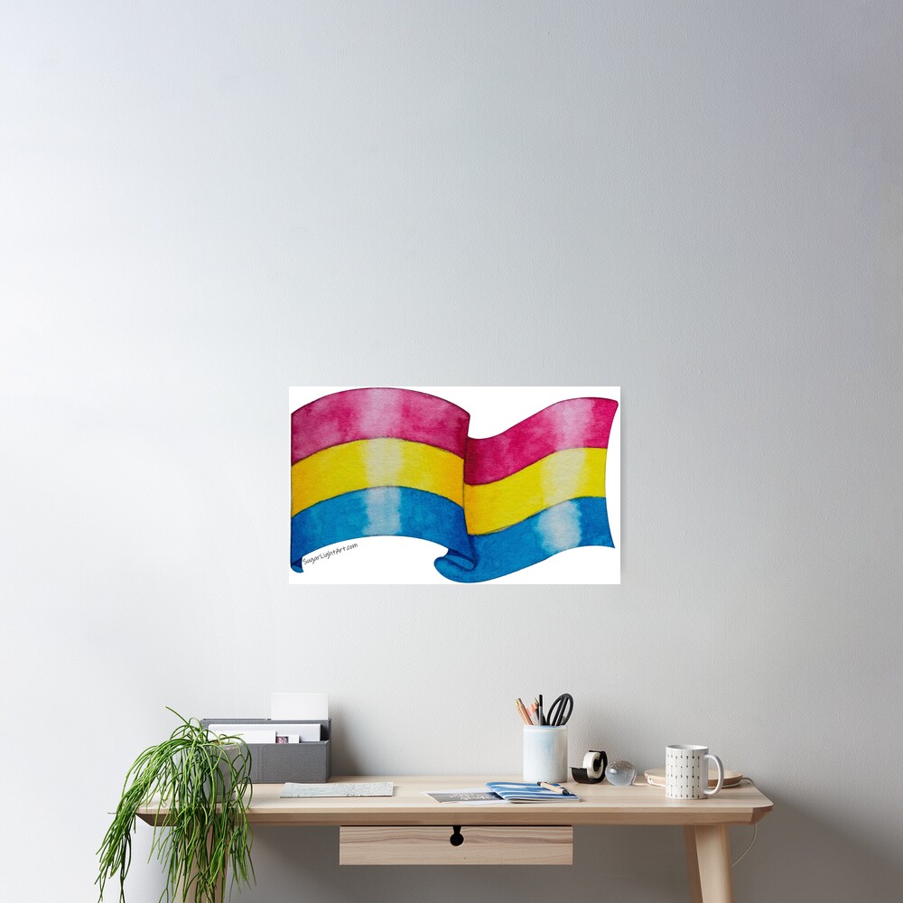 "Pan Flag" Poster for Sale by sugarlightart | Redbubble