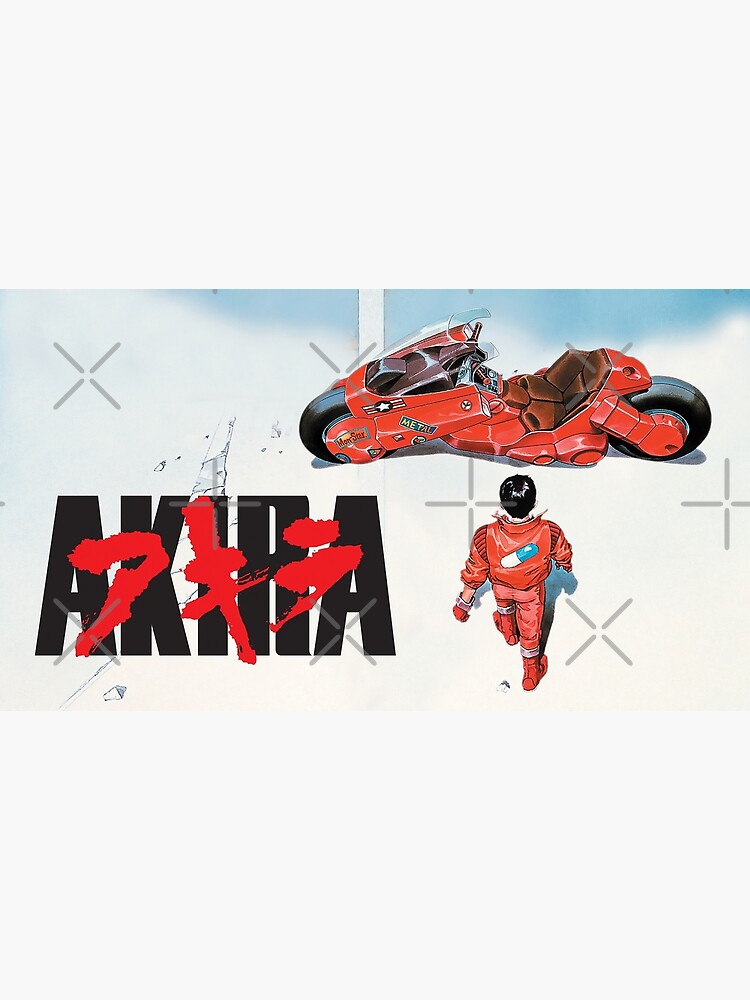 "AKIRA cyberpunk cult anime movie title 1988" Art Print for Sale by ...