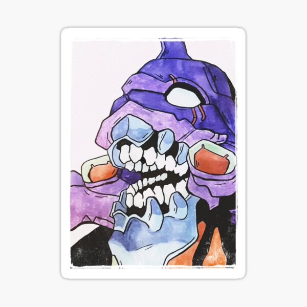 "Eva Unit 01" Sticker for Sale by toby-senpai | Redbubble