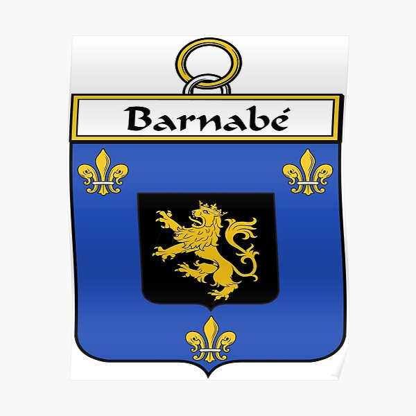 "Barnabé" Poster for Sale by HaroldHeraldry | Redbubble