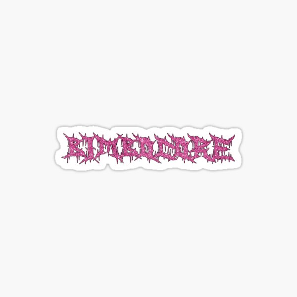 "BIMBOCORE" Sticker for Sale by blackDeathDad | Redbubble