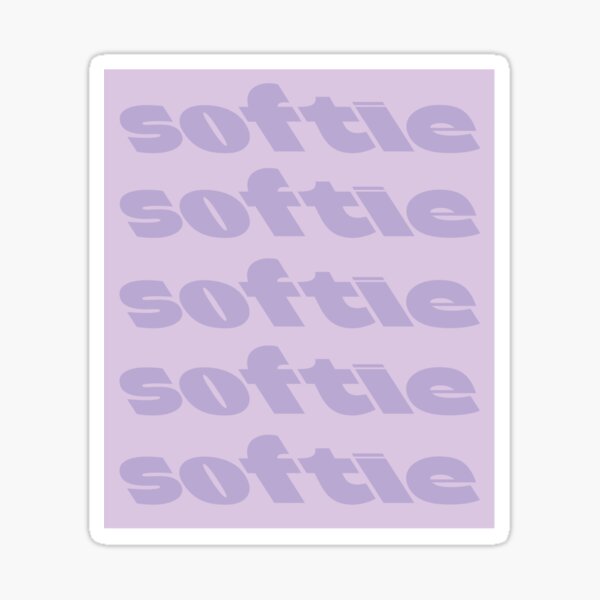 "Softie Design x5" Sticker by gabby-gpg | Redbubble