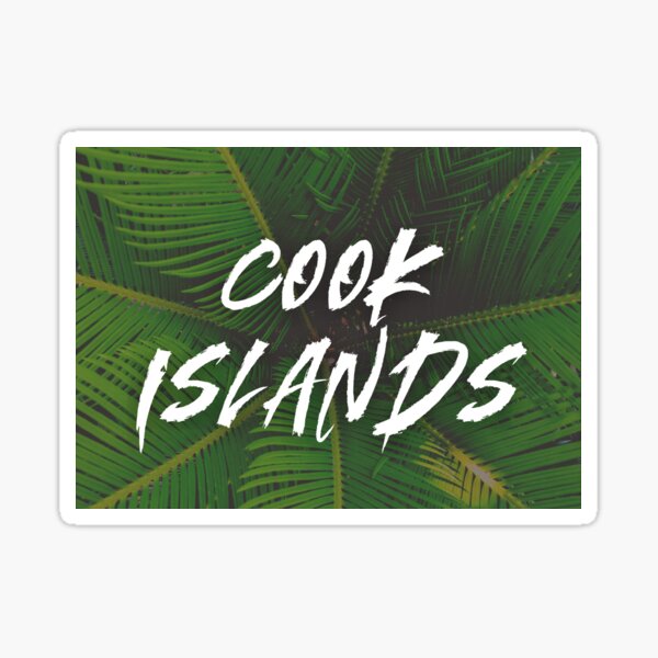 "Cook Islands" Sticker for Sale by PolyMicroMela | Redbubble