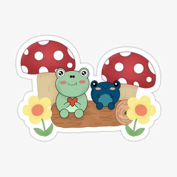 "Froggy Friends" Sticker by TeeanaDesigns | Redbubble