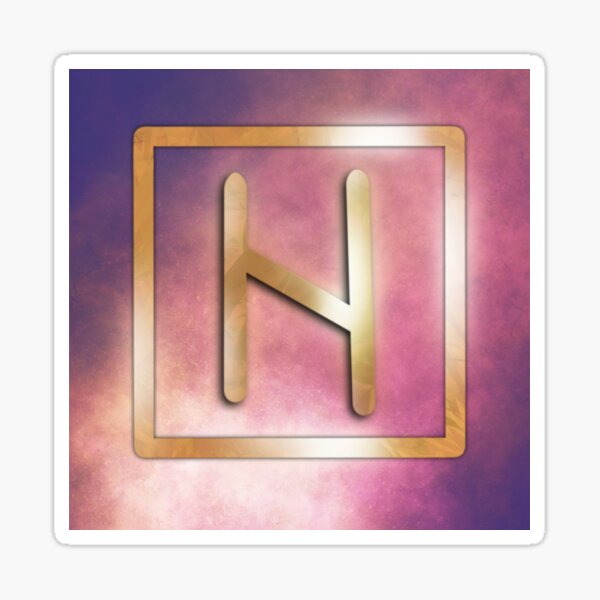 "Hagalaz Rune" Sticker for Sale by kakiraalexis | Redbubble