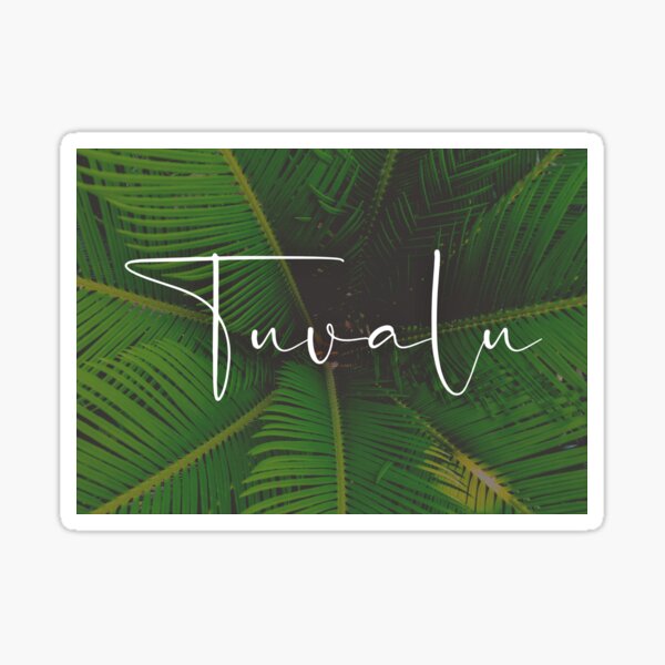 "Tuvalu" Sticker by PolyMicroMela | Redbubble