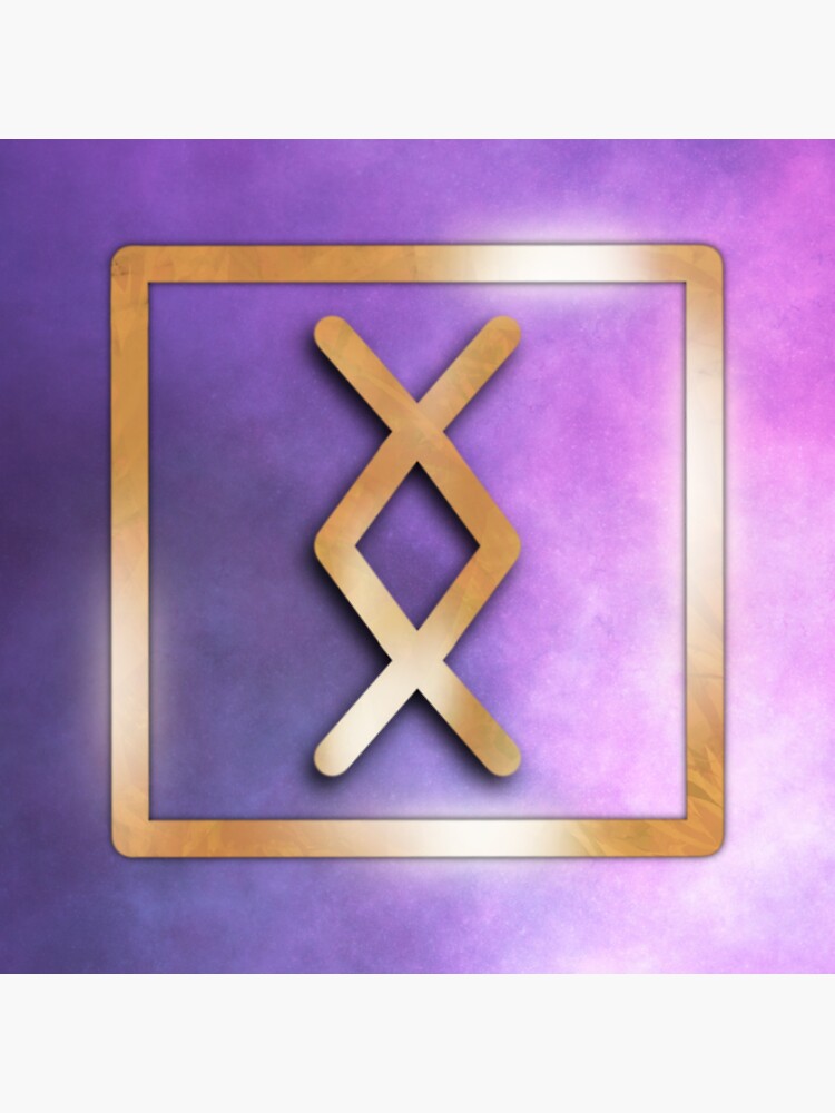 "Ingwaz Rune" Sticker for Sale by kakiraalexis | Redbubble