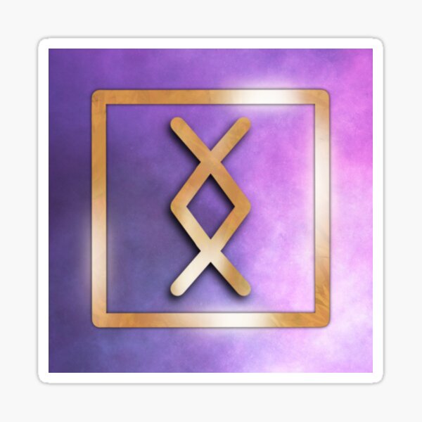 "Ingwaz Rune" Sticker for Sale by kakiraalexis | Redbubble