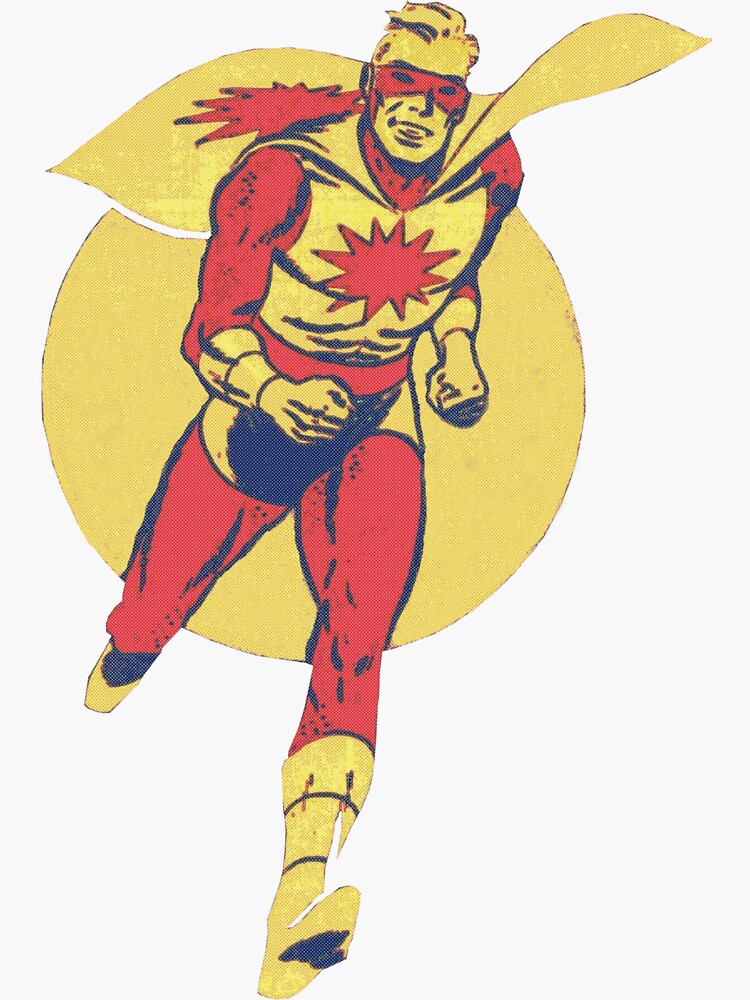 "Atom Hero Vintage Comics" Sticker for Sale by thecomicshop | Redbubble