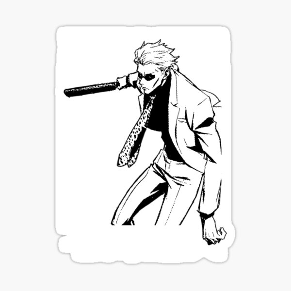 "Nanami Jujutsu Kaisen" Sticker by BlessShop | Redbubble