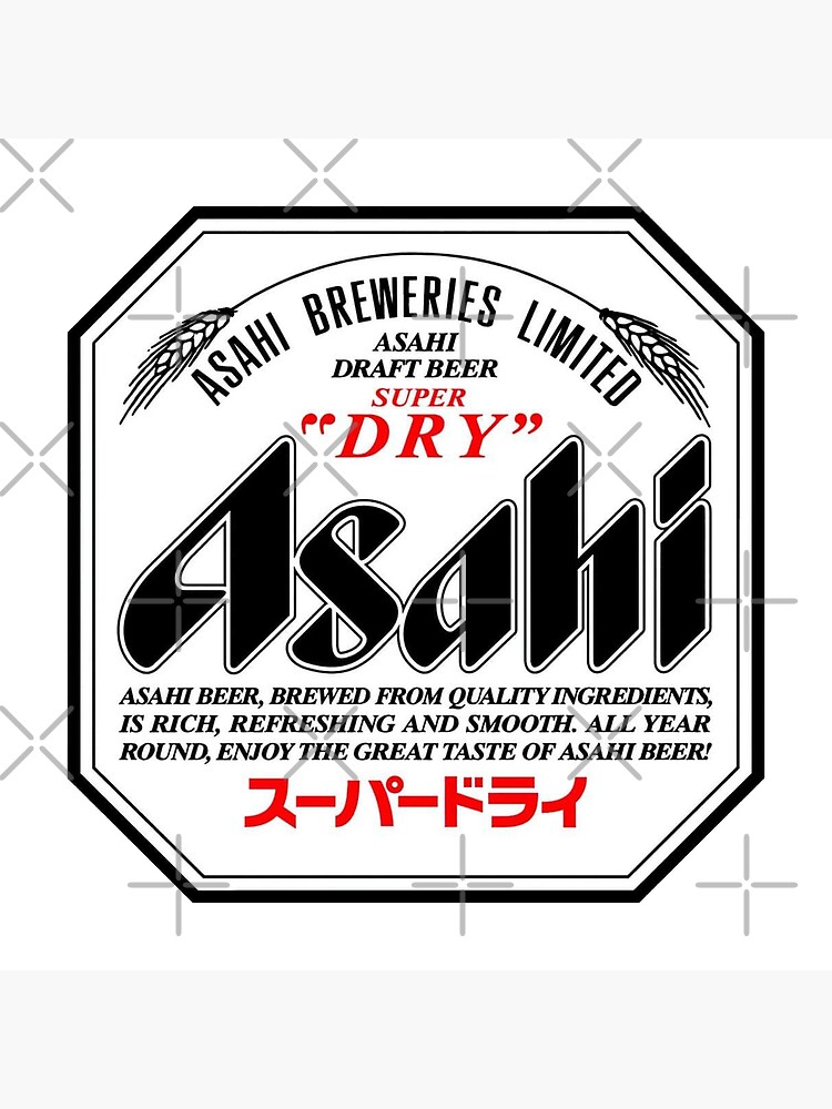 "Asahi Symbol beer brewery logo" Poster for Sale by justononard | Redbubble
