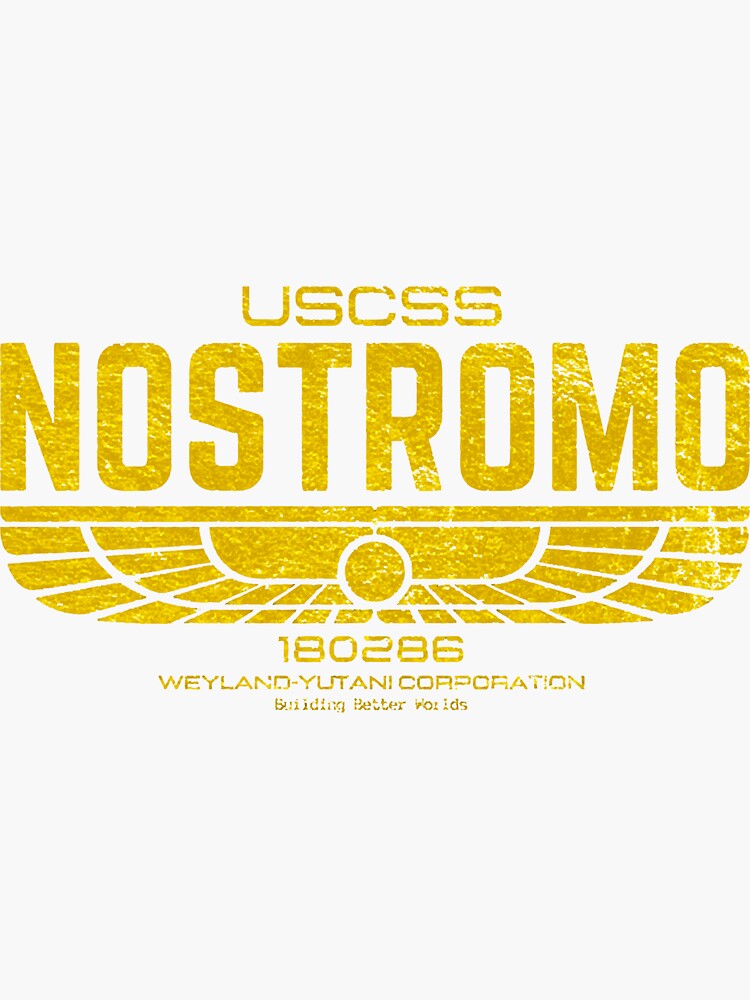 "Uscss nostromo from alien active" Sticker for Sale by ChristopherIa ...