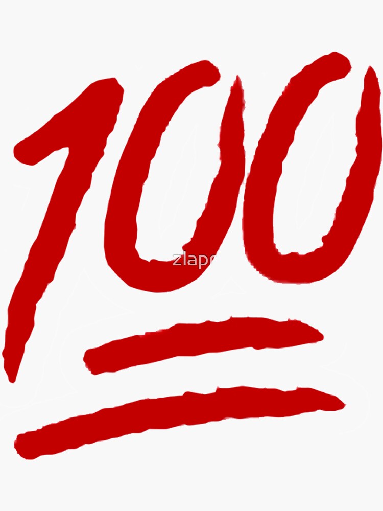 "100 Emoji " Sticker for Sale by zlapr | Redbubble