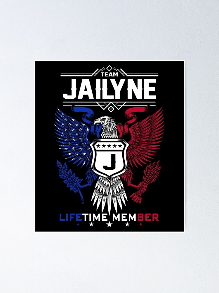 Póster «Camiseta con el nombre de Jailyne - Camiseta con el artículo de ...