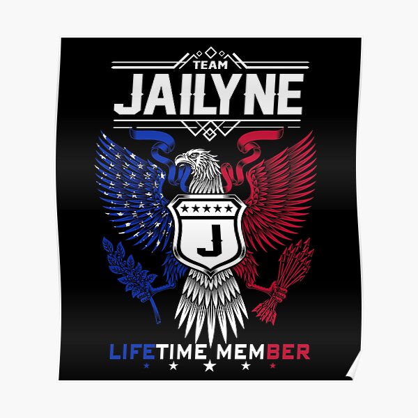 Póster «Camiseta con el nombre de Jailyne - Camiseta con el artículo de ...