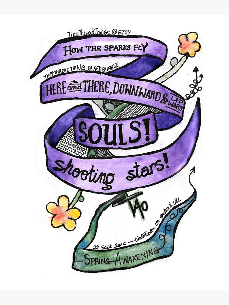 "Spring Awakening Souls " Poster for Sale by SiobhanPrintss | Redbubble