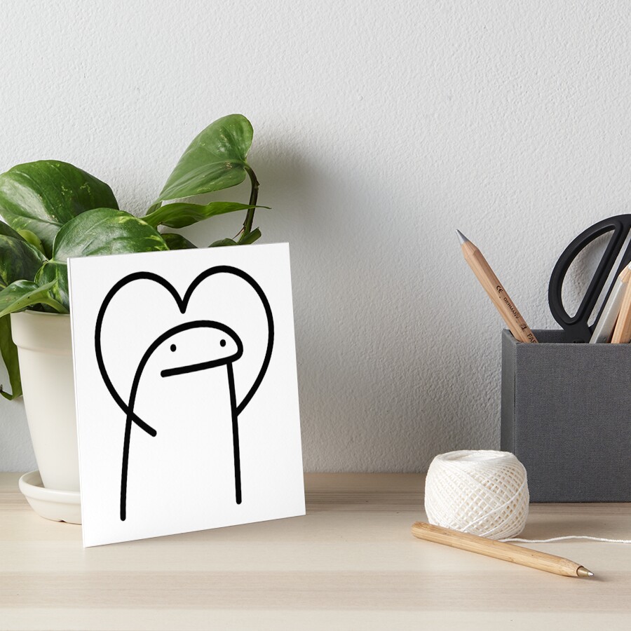 "Flork Heart" Poster for Sale by sabahnaveed | Redbubble