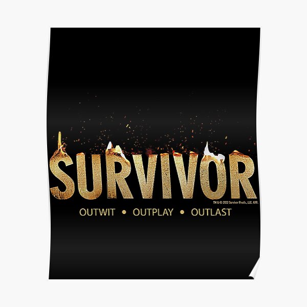 "Survivor Merch" Poster for Sale by WilliamRolland | Redbubble
