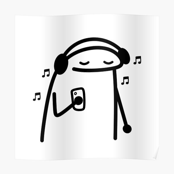 "Flork Music" Poster for Sale by sabahnaveed | Redbubble