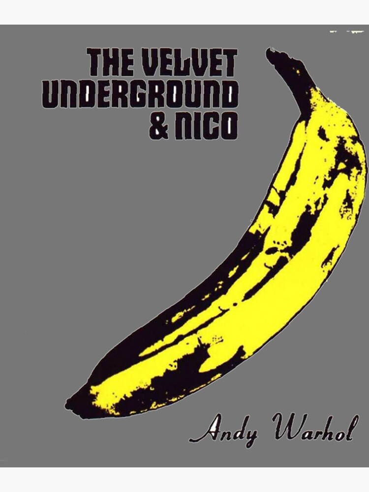 "Andy Warhols berühmtes Bananendesign The Velvet Underground" Fotodruck ...